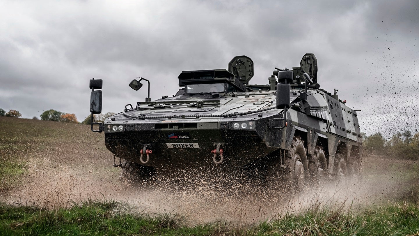 UK planning for 100 Boxer AFVs delivered to British Army per year