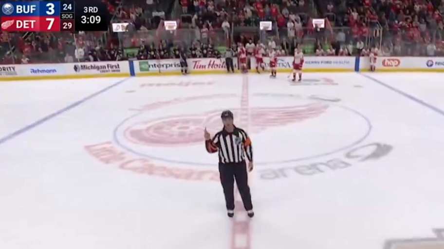 NHL Ref Had Funniest Penalty Call After Big Fight in Detroit Red Wings ...