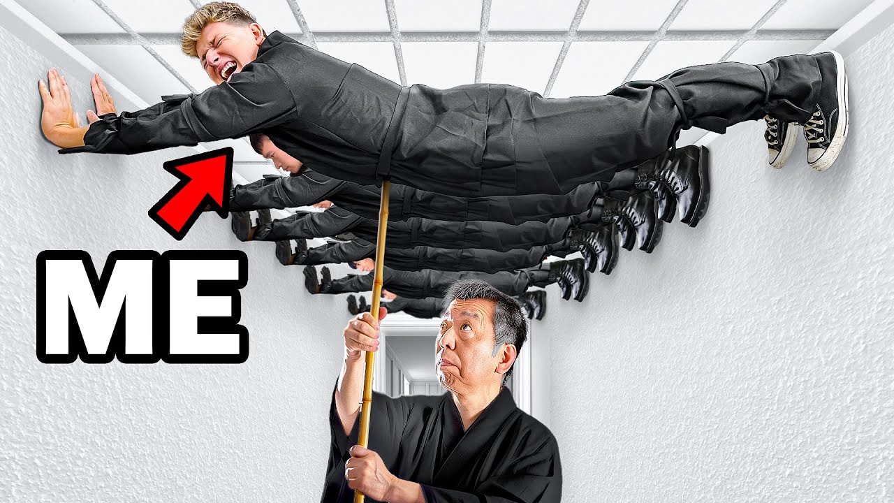 I went to ninja school to train like a real warrior