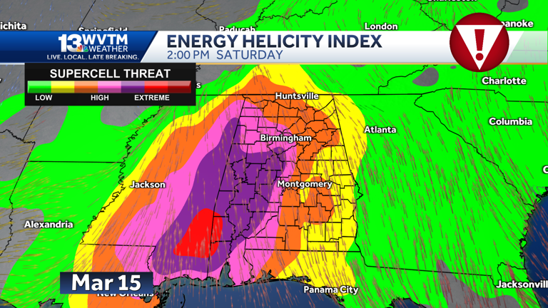 Alert Day: Storms return to Alabama's weather forecast Saturday