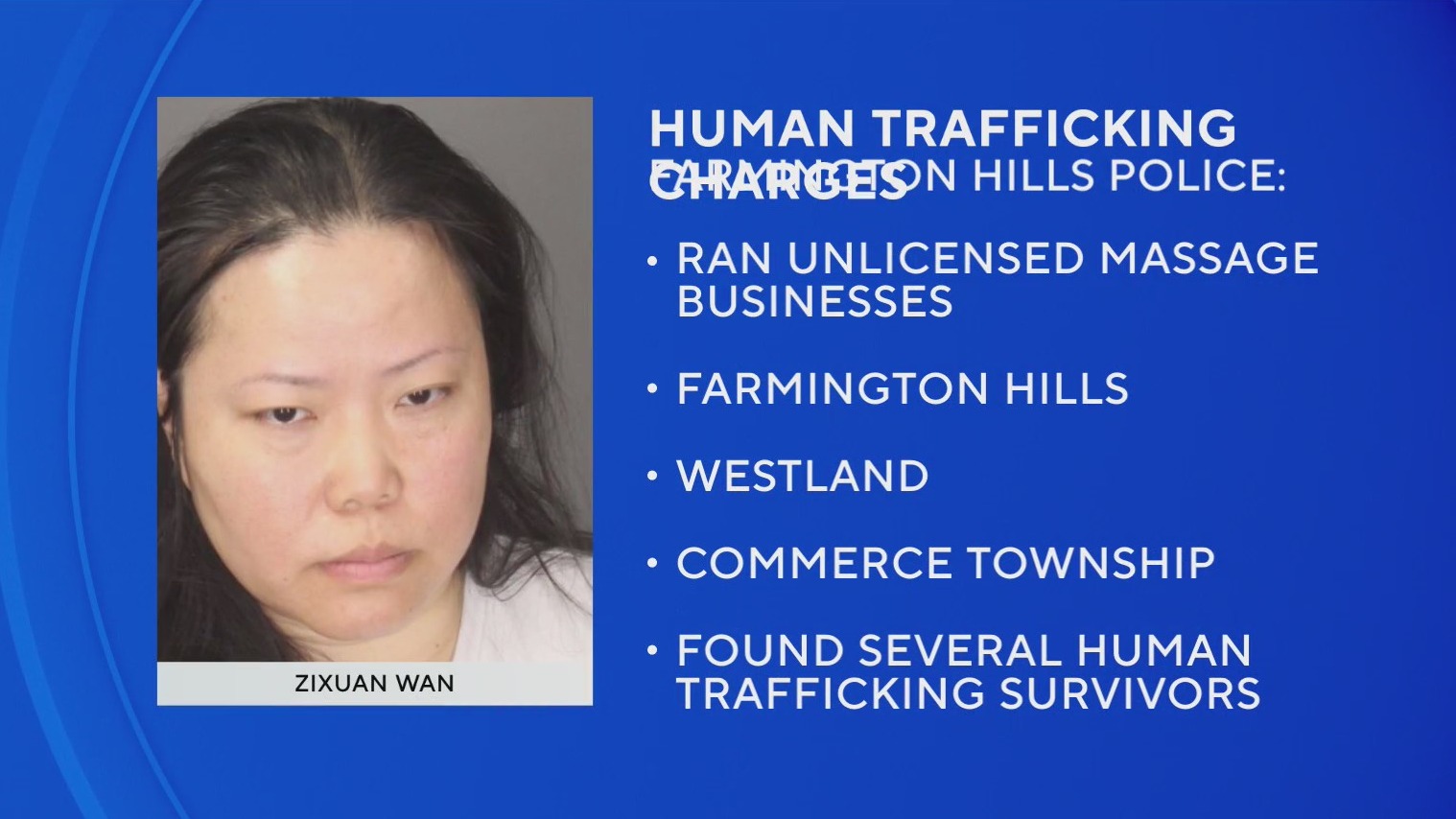 Michigan arrested for human trafficking