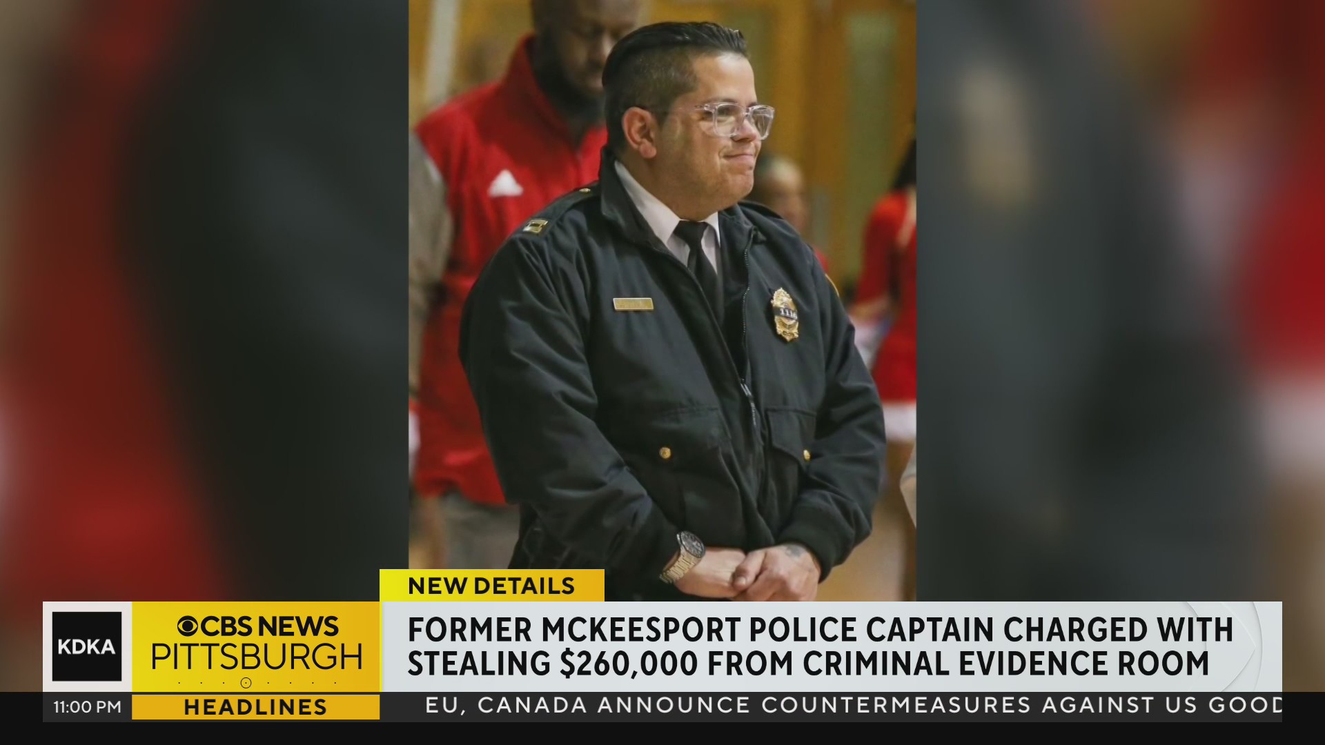 Former captain of McKeesport Police charged with stealing cash