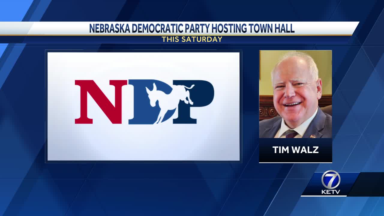 Gov. Tim Walz, Nebraska Democratic Party host town hall in Omaha