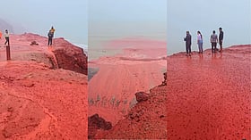 Blood Rain In Iran: Breathtaking Visuals From Red Beach Of Hormuz Go Viral