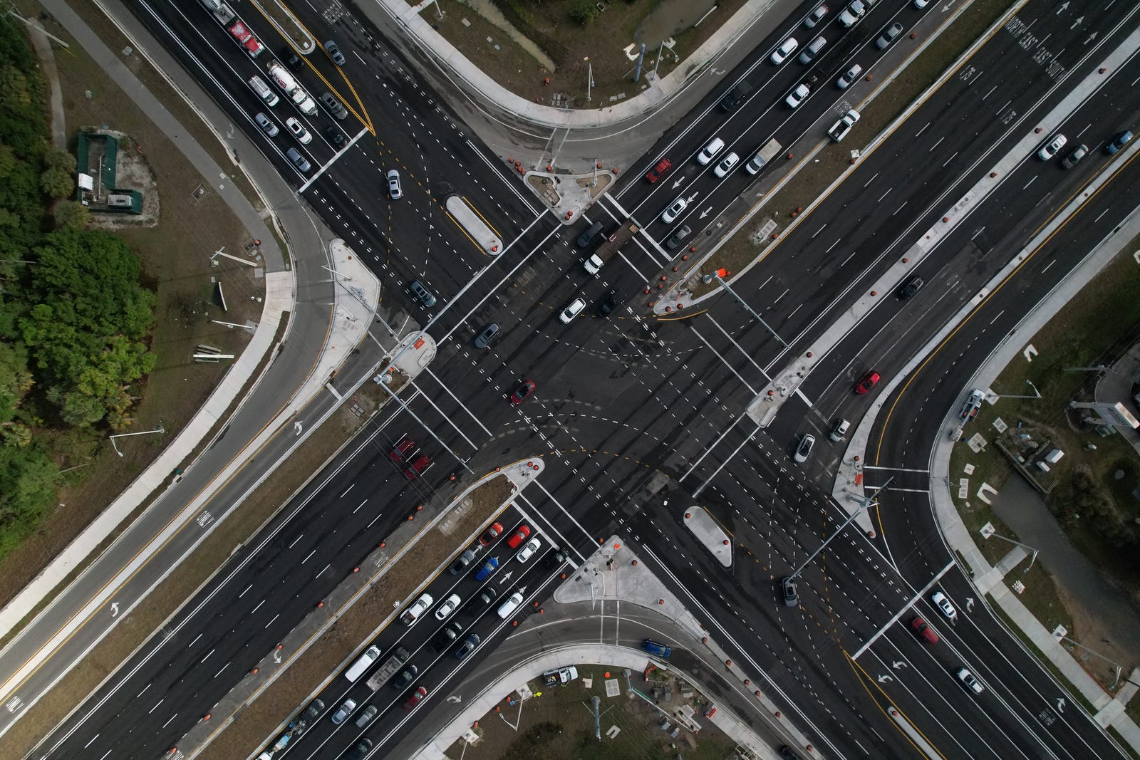 Celebrate? Fort Myers Diverging Diamond Interchange project: The finish ...