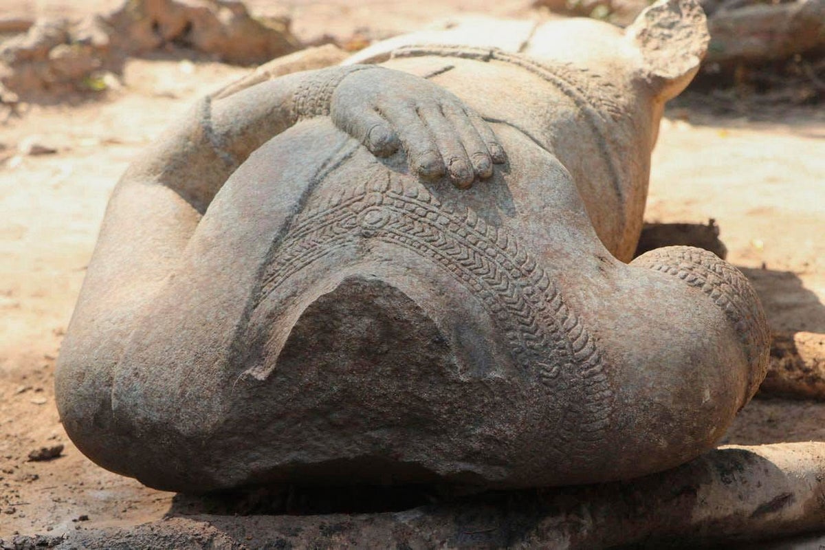 Breakthrough as ‘missing’ torso of statue found