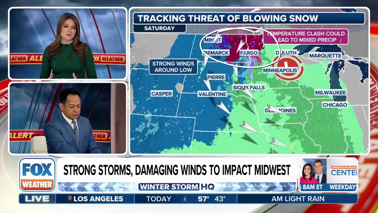 Strong winds, heavy snow could lead to blizzard-like impacts in ...