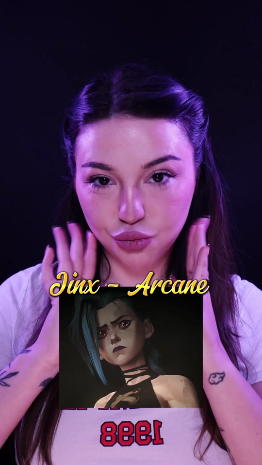 Jinx Arcane Makeup Look That Will Leave You Spellbound