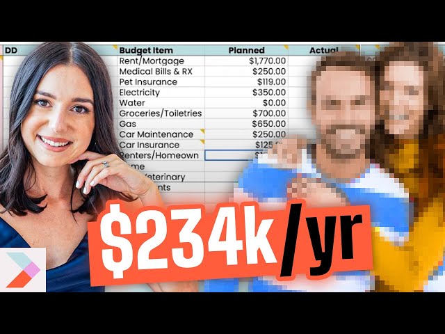 $234k/Year + Wants to Retire EARLY | Millennial Real Life Budget Review ...