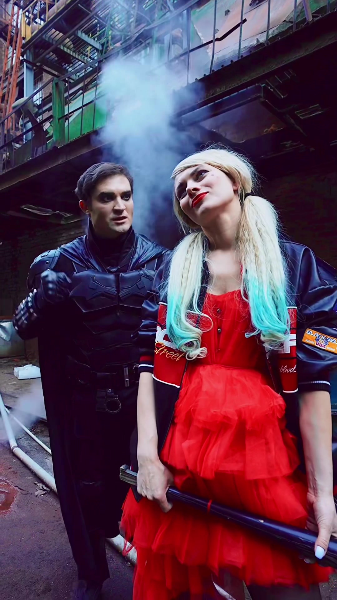 Harley & Batman Face Off!