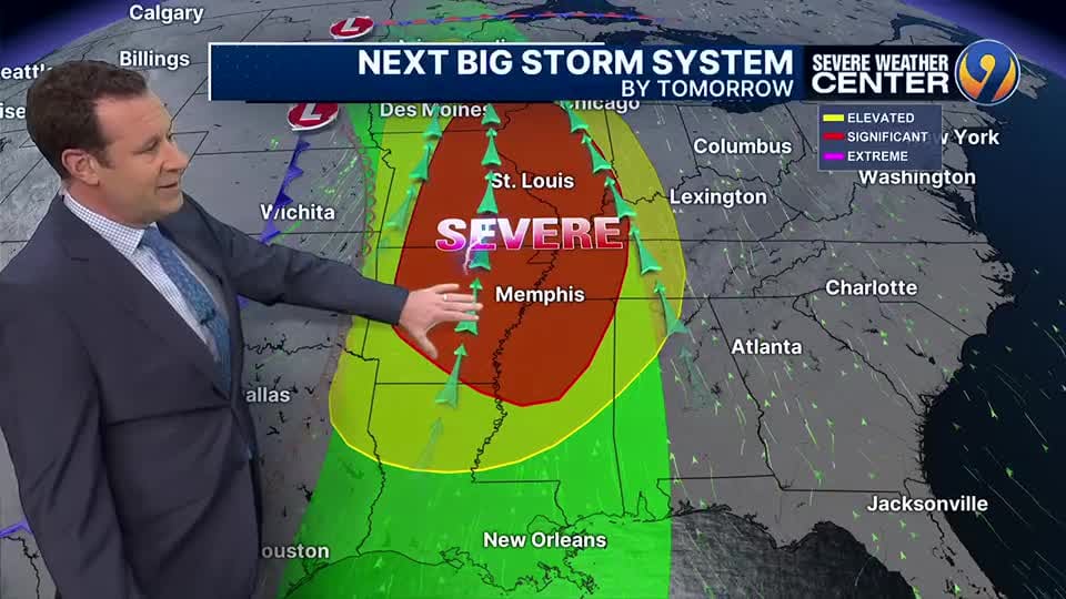 Thursday morning's forecast with Meteorologist Keith Monday