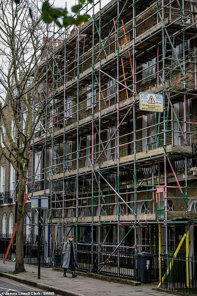 Scaffolding has covered our flats for SEVEN years - it's a nightmare