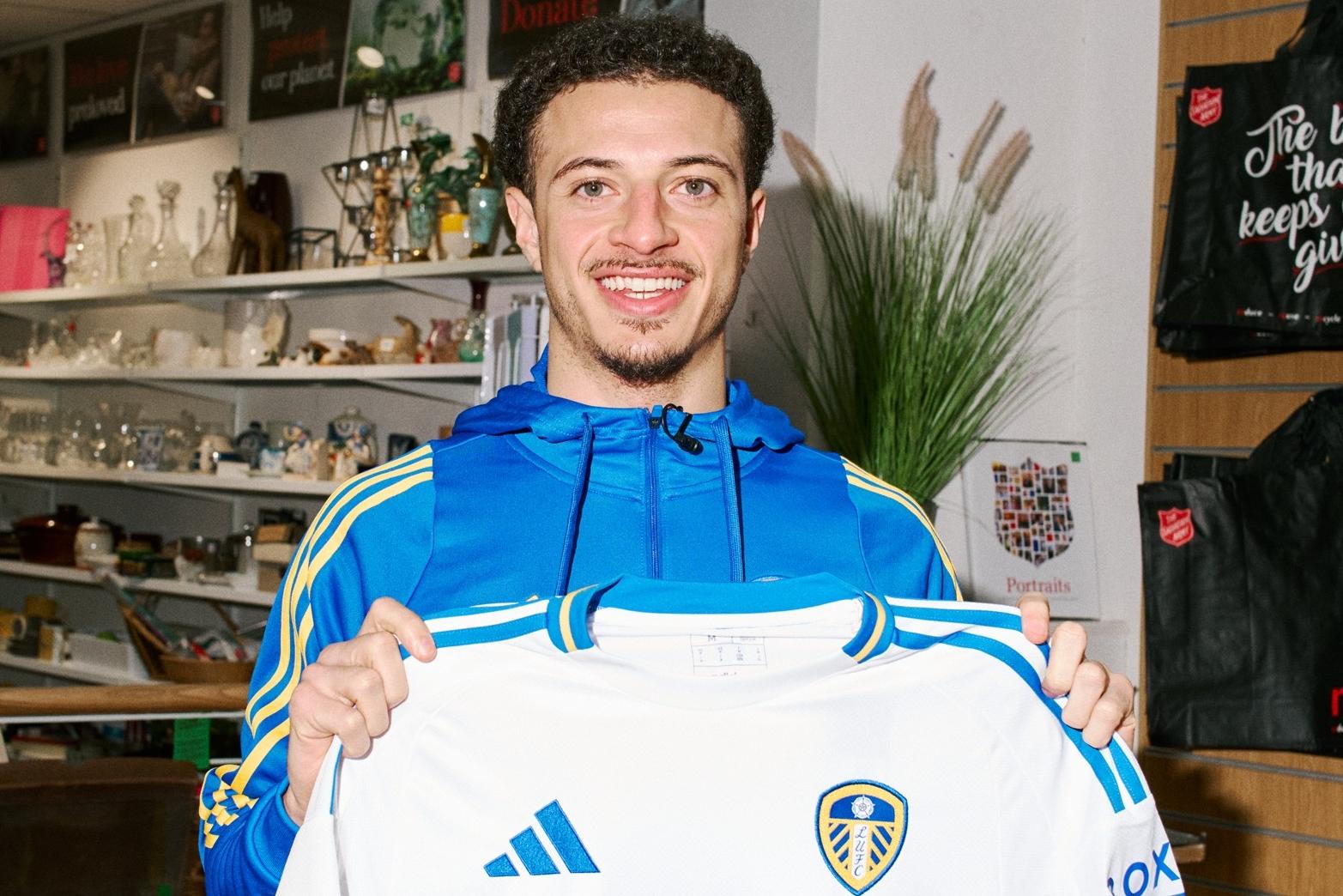 Leeds United captain donates signed shirt to The Salvation Army in ...
