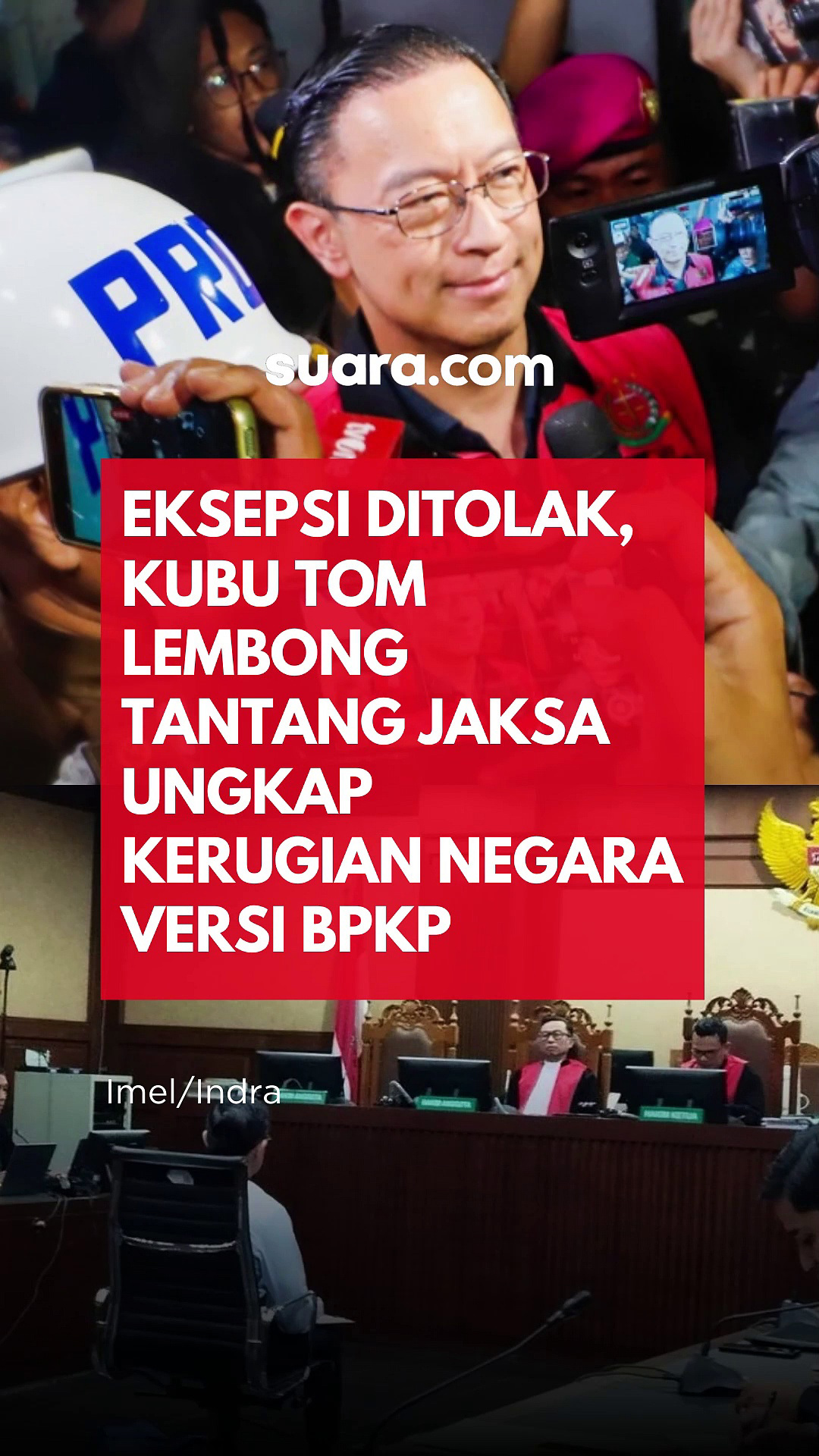 Eksepsi Ditolak, Kubu Tom Lembong Tantang Jaksa Ungkap Kerugian Negara ... Eksepsi Ditolak, Kubu Tom Lembong Tantang Jaksa Ungkap Kerugian Negara ...