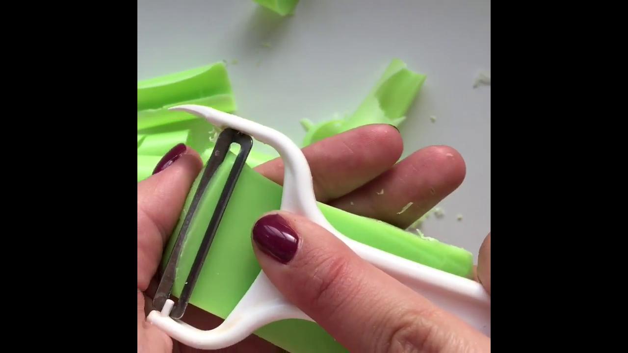 Satisfying Shredding Light Green Bar Soap