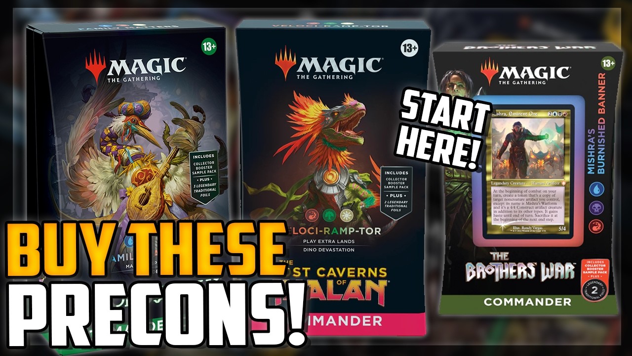 Top 5 Precon Decks for Commander Beginners! (Bloomburrow Update ...