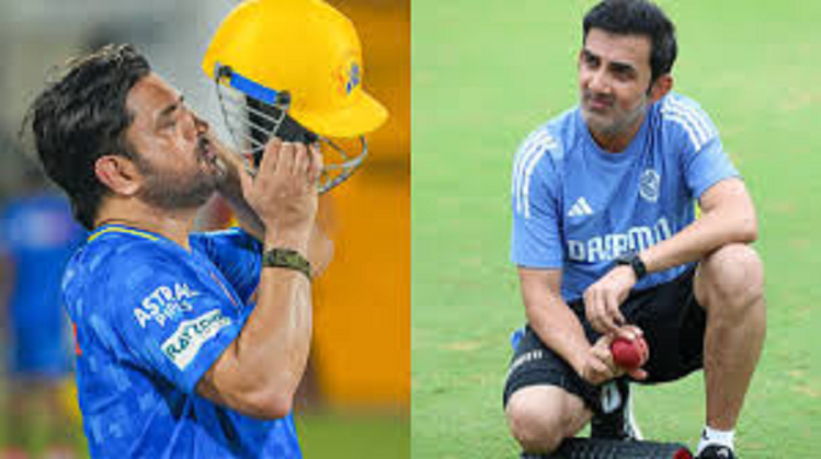 Dhoni and Gambhir met after many years, they were seen wearing similar ...