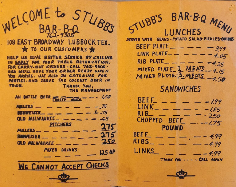 Caprock Chronicles: Stubb’s barbecue was a culture catalyst in Lubbock ...