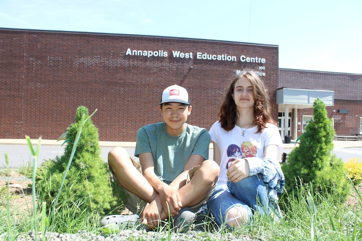 Sharing the culture: Annapolis West students plant medicine wheel garden