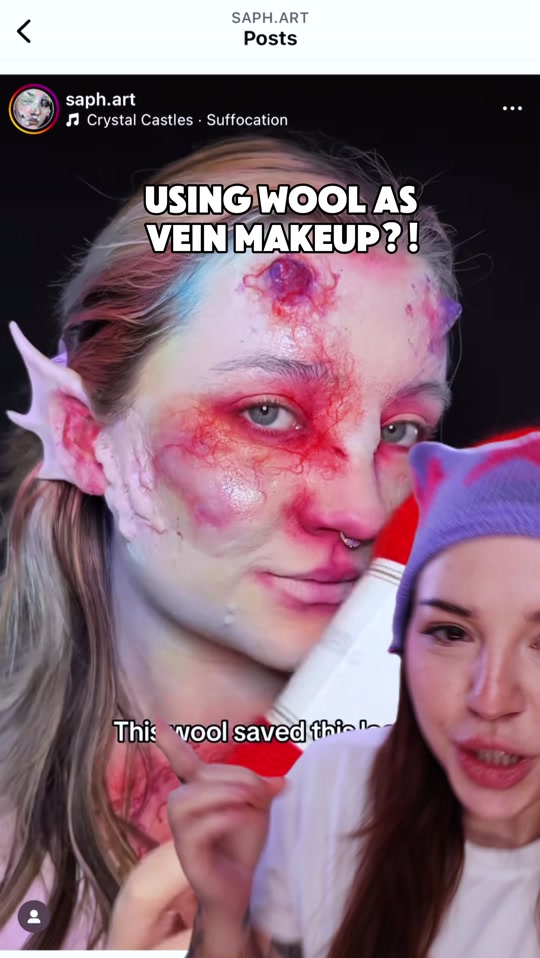 Wool as Makeup The Bizarre Avant-Garde SFX Trend You Can't Miss!