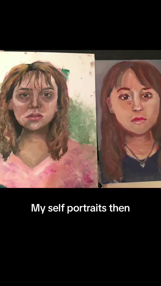 Growth in Every Brushstroke—My Self-Portrait Glow-