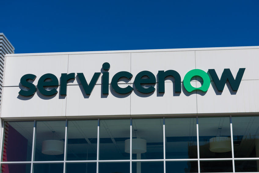 ServiceNow stock price analysis as a dangerous pattern forms