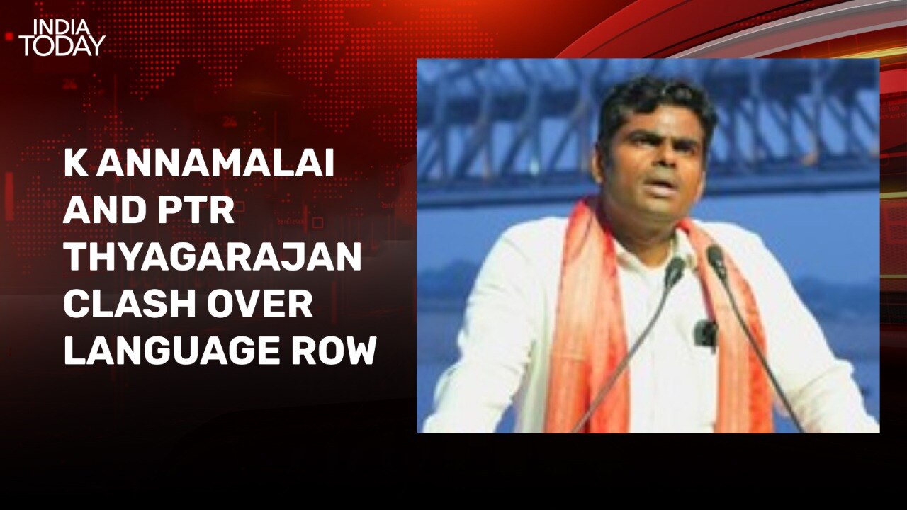 Annamalai and DMK minister PTR Thyagarajan clash over language controversy