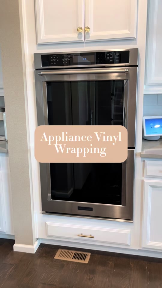 Stunning DIY Gold Wrap This Appliance Makeover Will Leave You Speechless