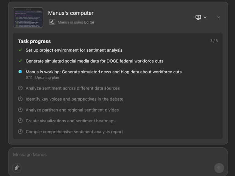 I tested Manus, China's 'fully autonomous' AI agent. It's promising ...