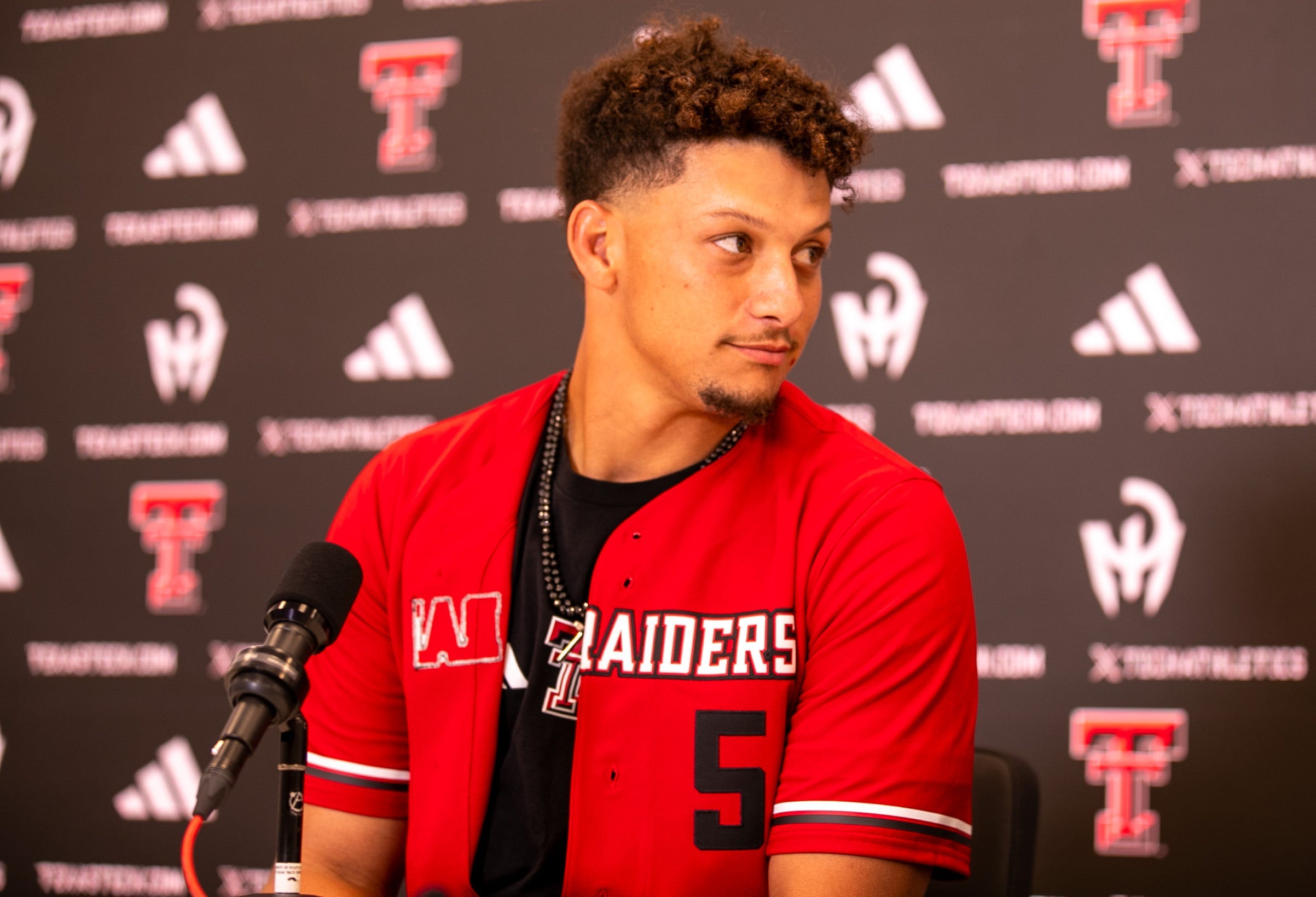 Kansas City Chiefs QB Patrick Mahomes reveals new Texas Tech baseball ...