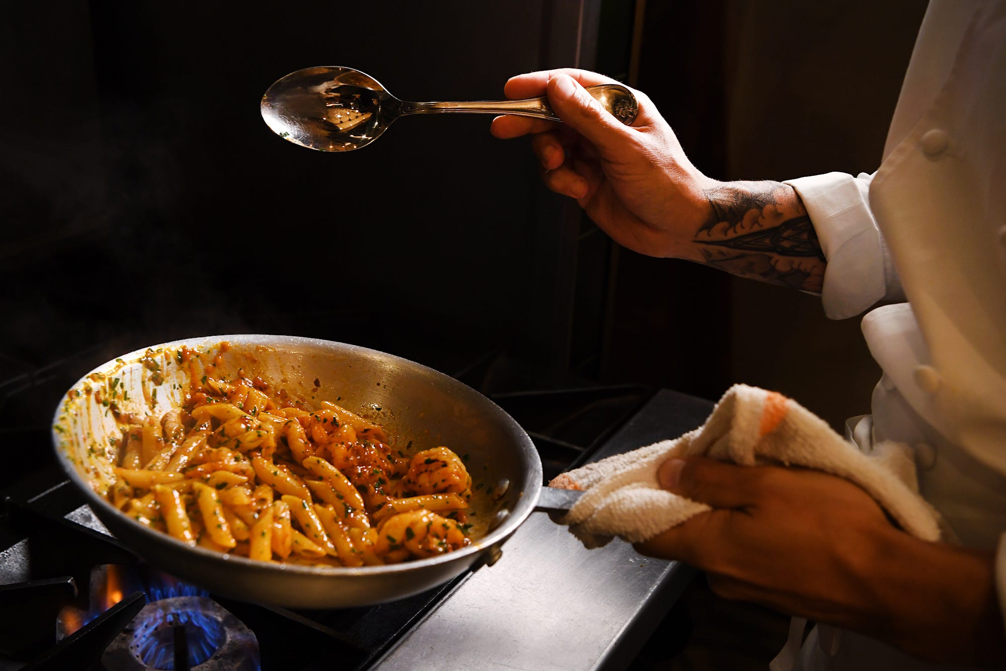 This easy 20-minute pasta from Carbone's chef is the perfect quick dinner