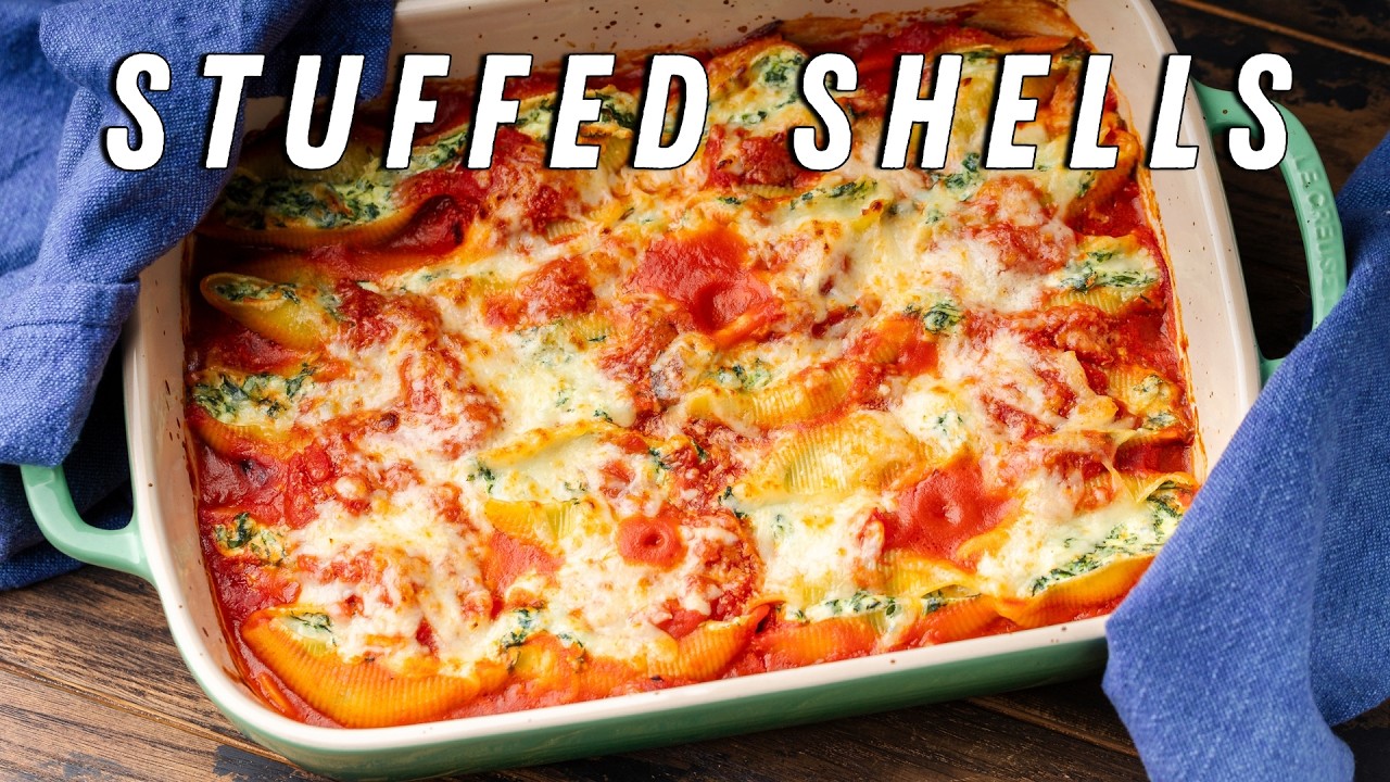 Saucy and Cheesy Stuffed Shells Recipe