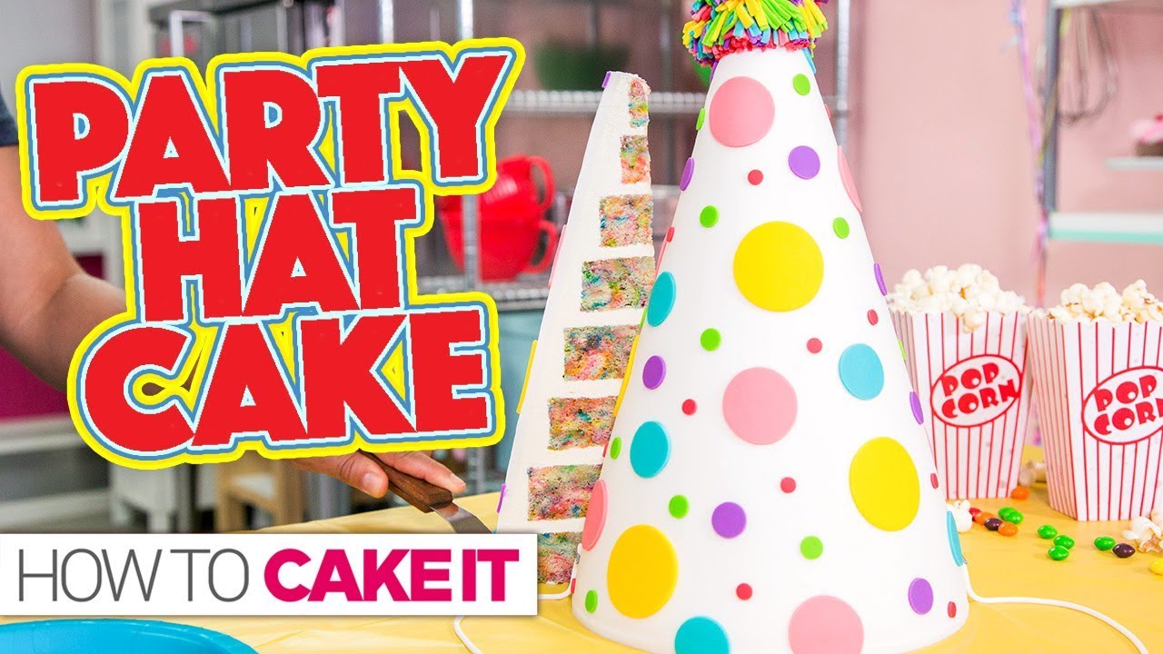 Funfetti Party Hat CAKE!