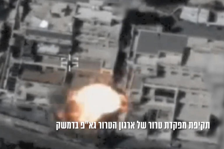 Video Shows Fireball as Israel Strikes Syrian Capital