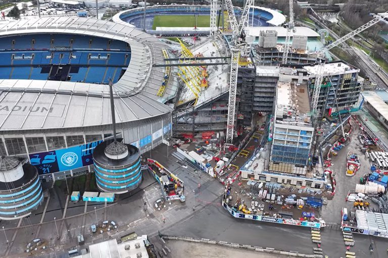 Man City's North Stand expansion takes big step forward