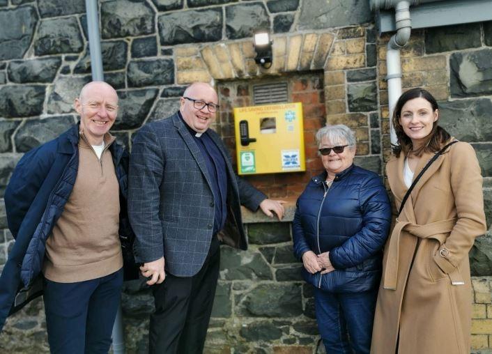 New defibrillators installed at Seapatrick Parish halls