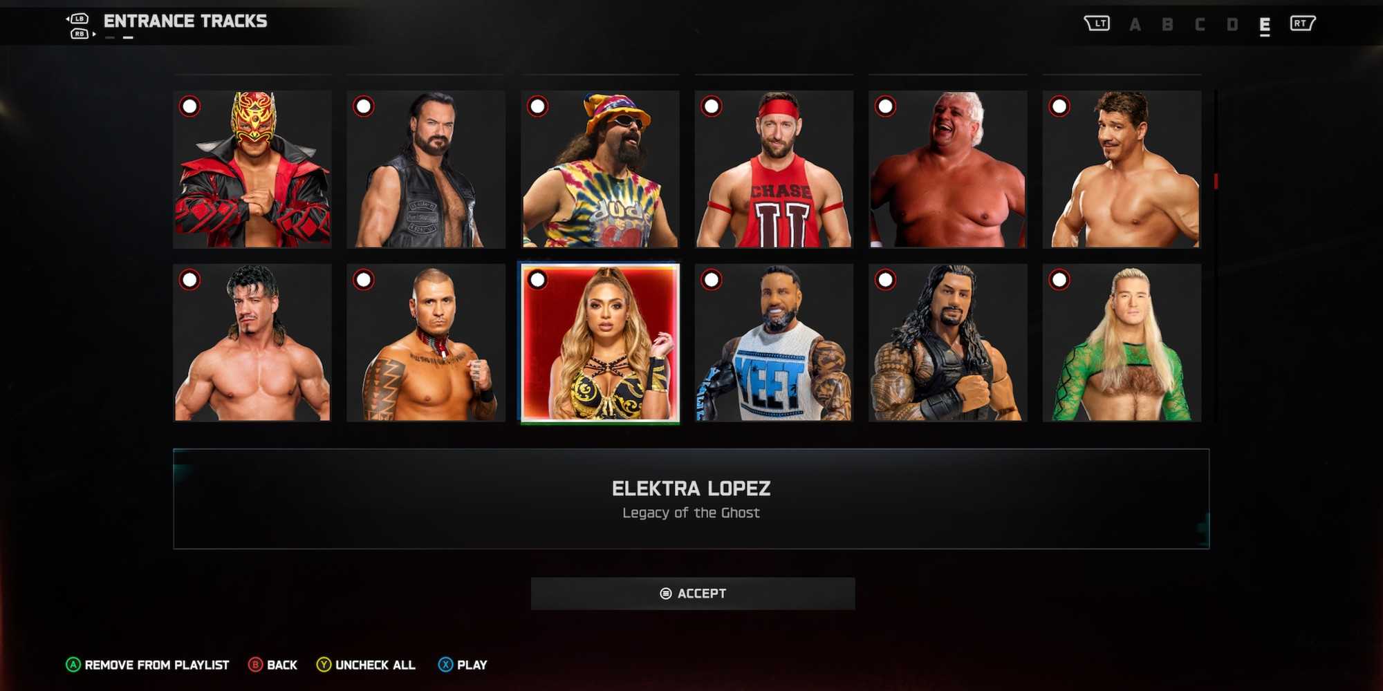 All Entrance Tracks In WWE 2K25 - Full List