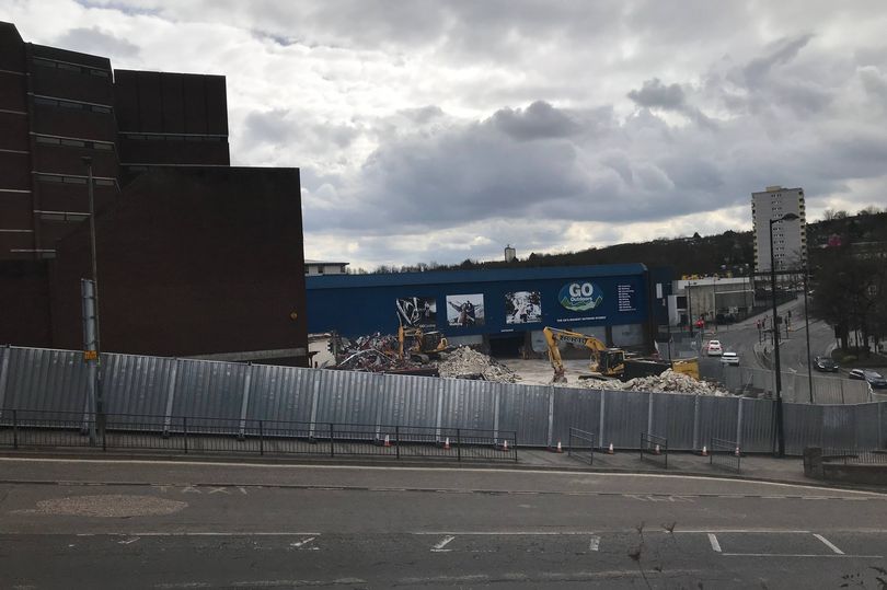 Demolition of former Kent Tesco and Go Outdoors underway to make way ...