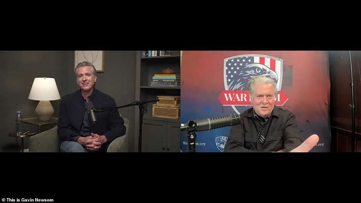 Gavin Newsom drops bombshell Elon Musk claim on podcast with Bannon Gavin Newsom drops bombshell Elon Musk claim on podcast with Bannon