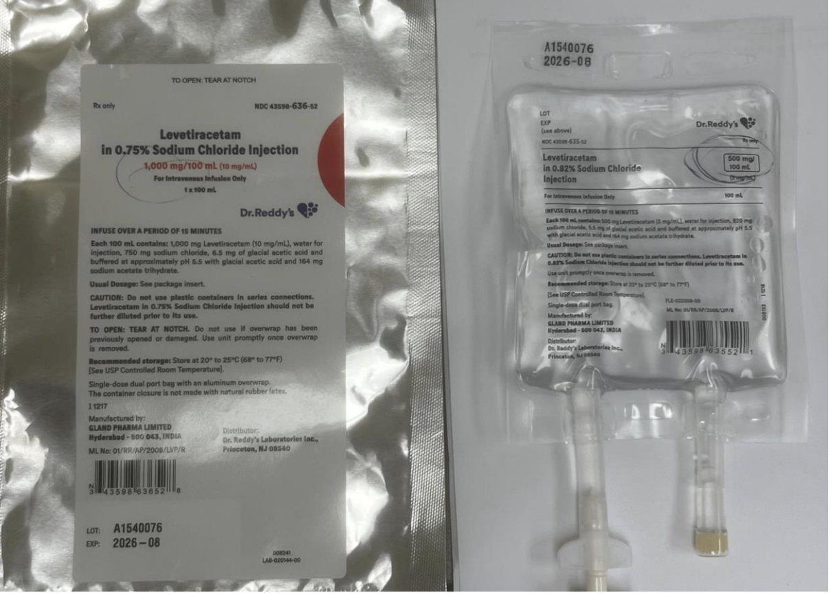 Dr. Reddy’s recalls mislabelled Levetiracetam injection in the US ...