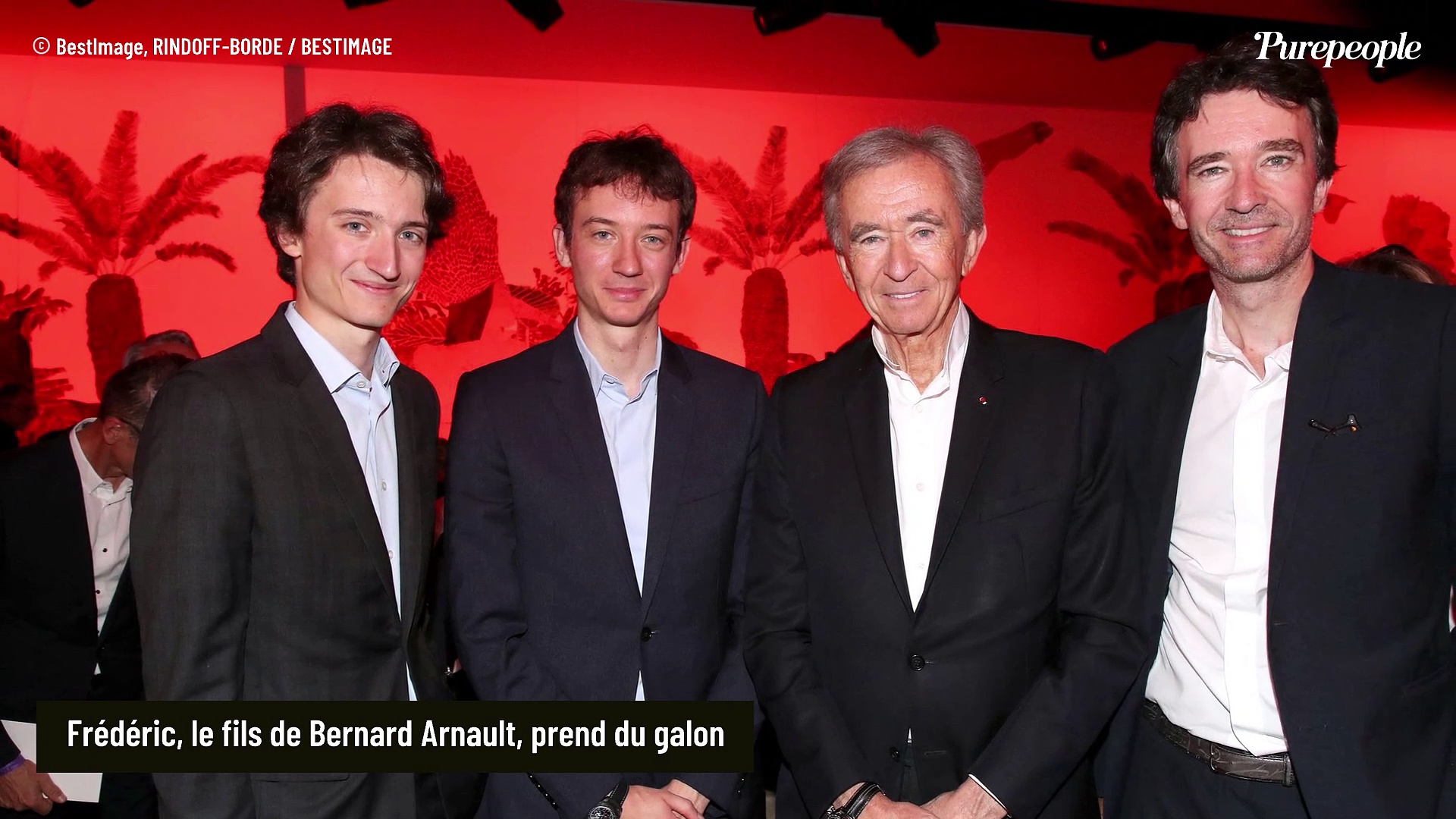 Bernard Arnault : À tout juste 29 ans, son fils Frédéric prend la tête ...