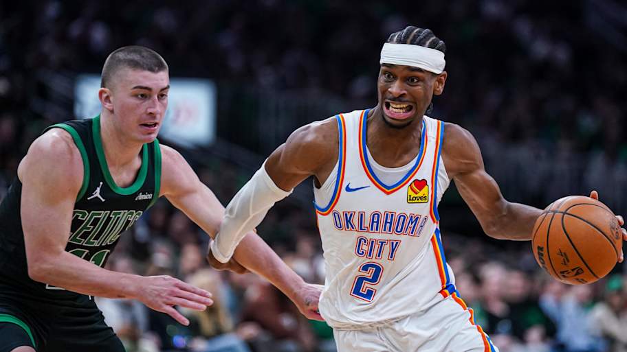 Converse projects SGA's logo all over Boston after beating Celtics