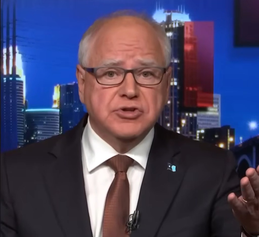 Tim Walz takes blame for ‘mess’ the Democratic Party is in after ...