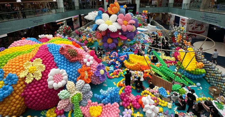Step Into a Magical Balloon Paradise at Marina Square’s Floral Wonderland