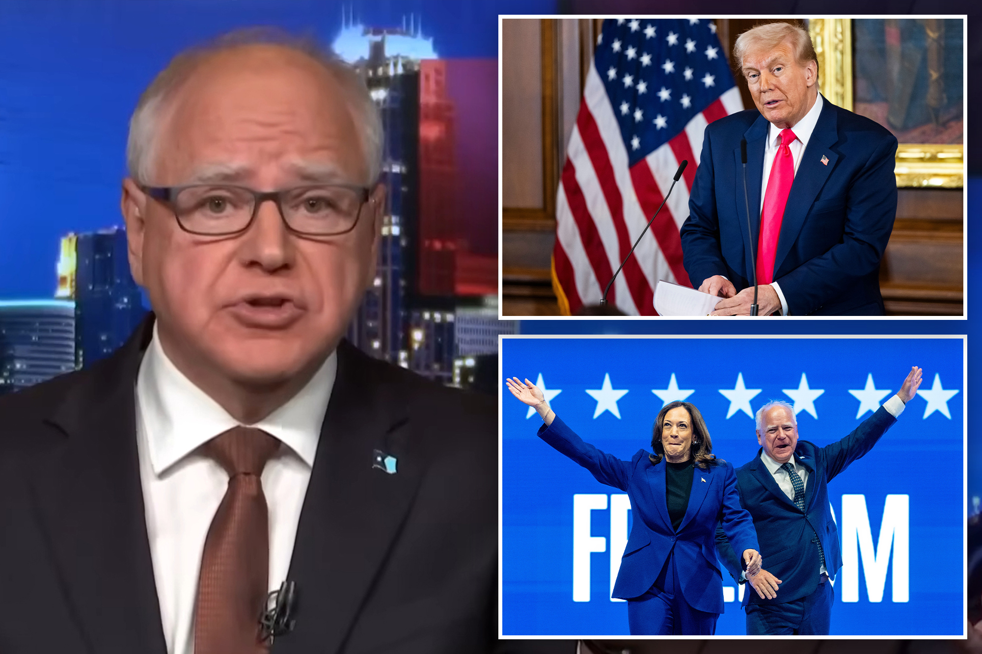 Tim Walz takes blame for ‘mess’ the Democratic Party is in after ...