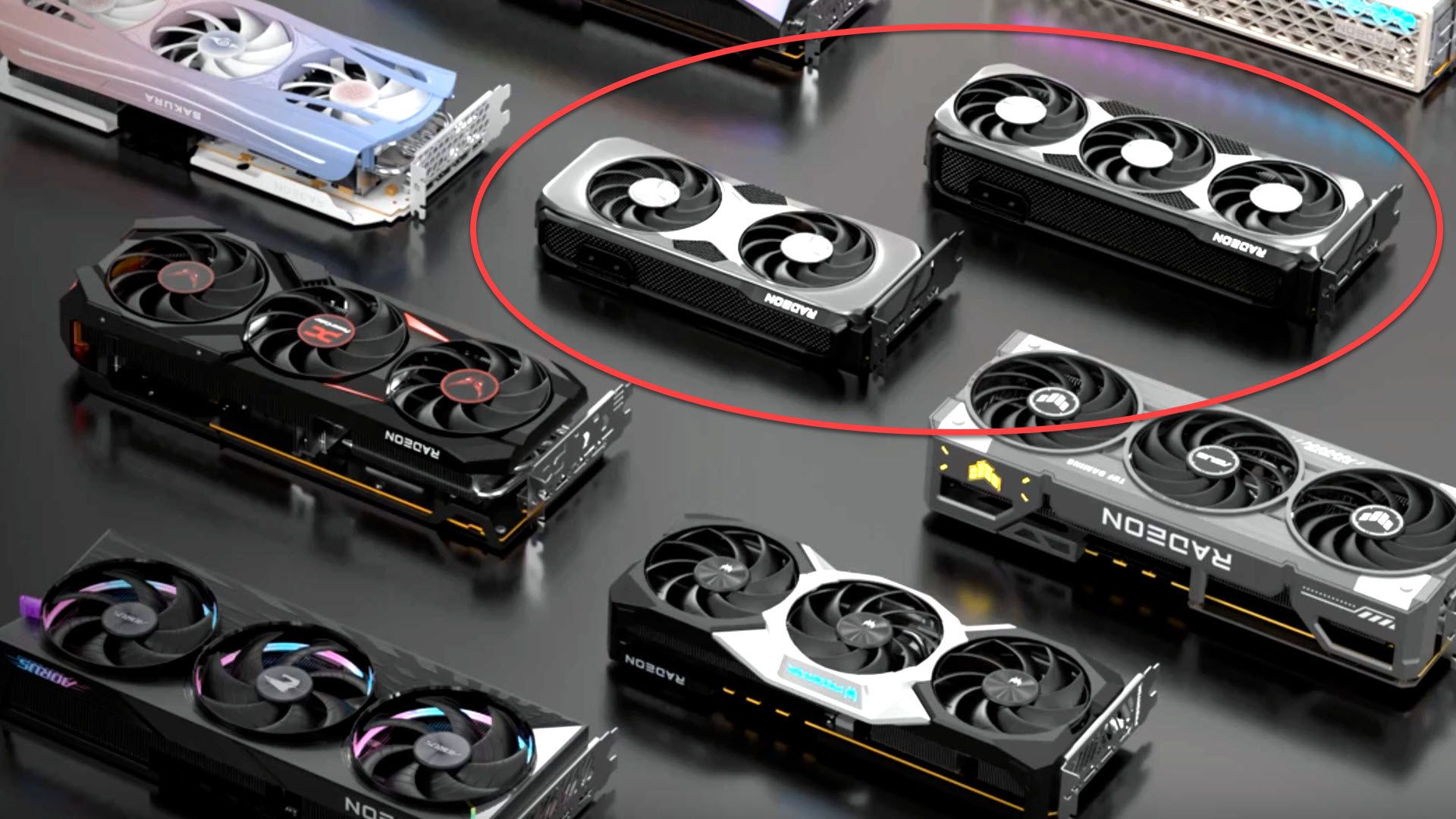 Looks like a reference design AMD RX 9070 XT card has shown up in China ...