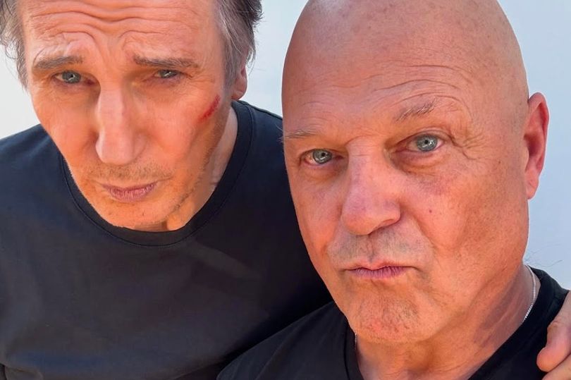 Liam Neeson sets pulses racing as he's seen filming stunts for new ...