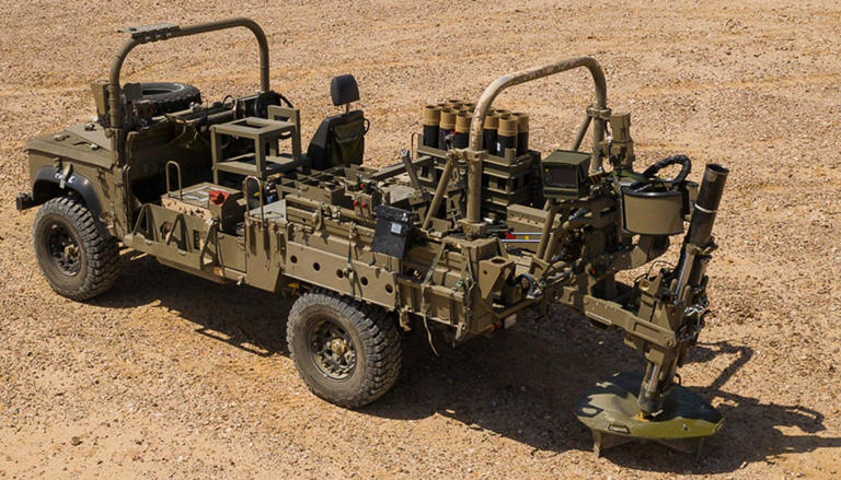 Elbit in the UK: Sling mortar system and unique guided munition
