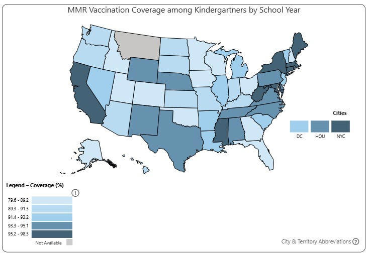 Measles now in 15 states. New cases reported in 2 New Mexico counties