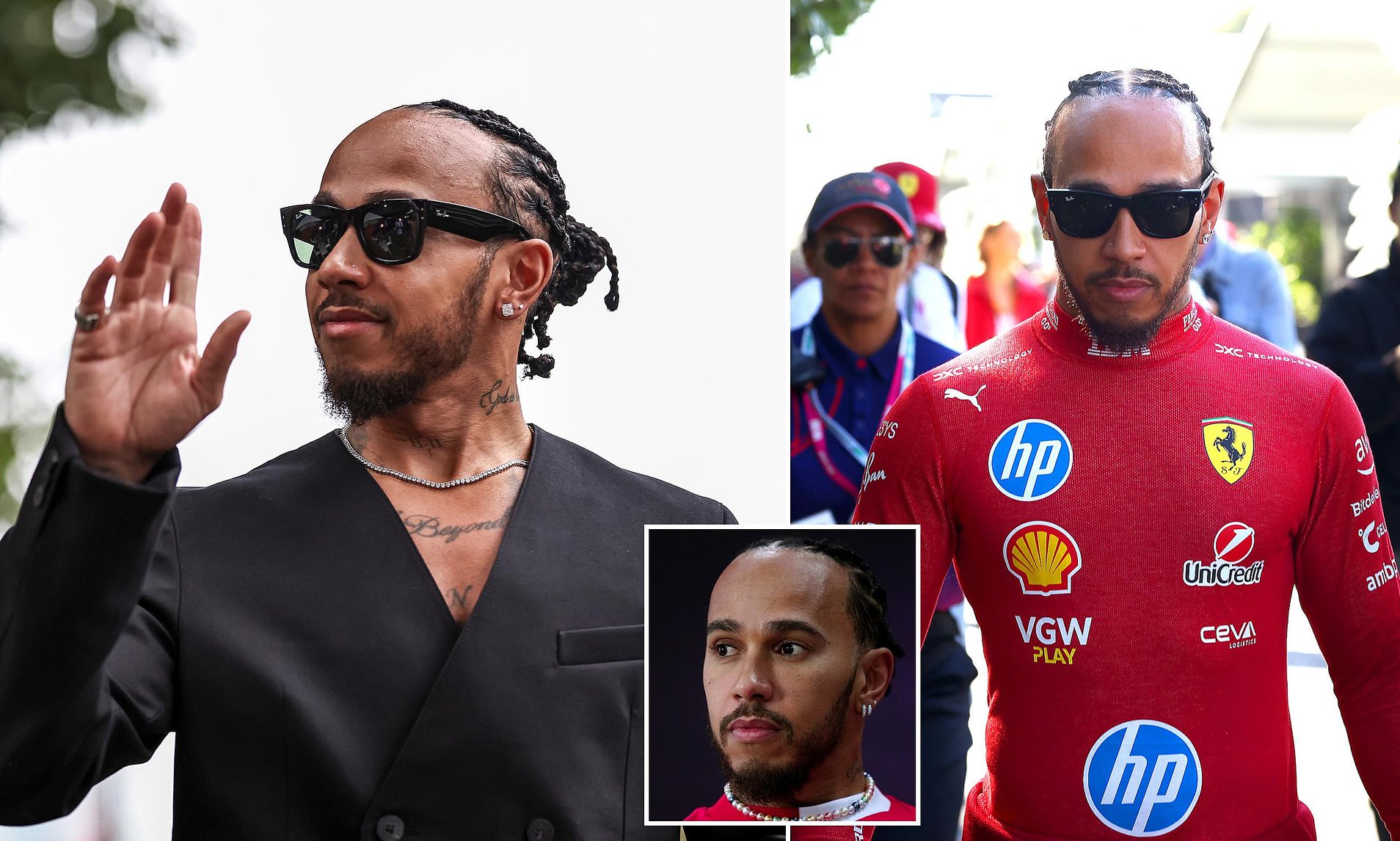 Lewis Hamilton claims he is NOT feeling the pressure ahead of Ferrari ...